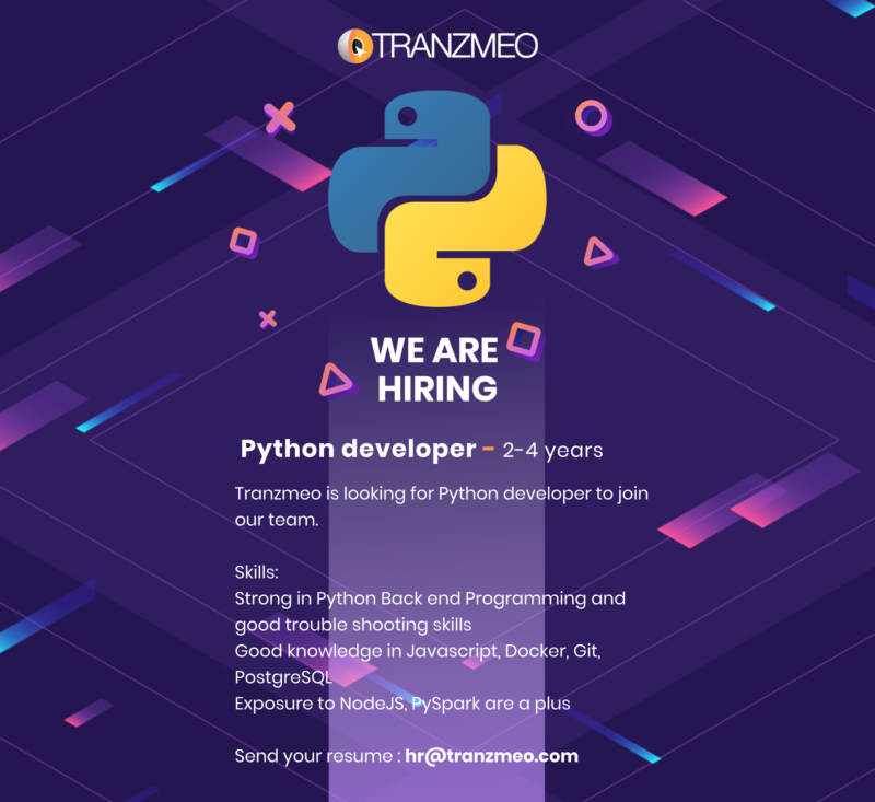 Careers - Tranzmeo : An Anomaly Forensics Company